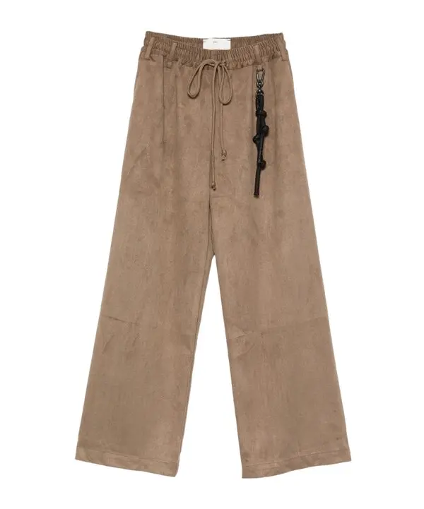 SONG FOR THE MUTE Casual Pants With Belt Loops - Brown