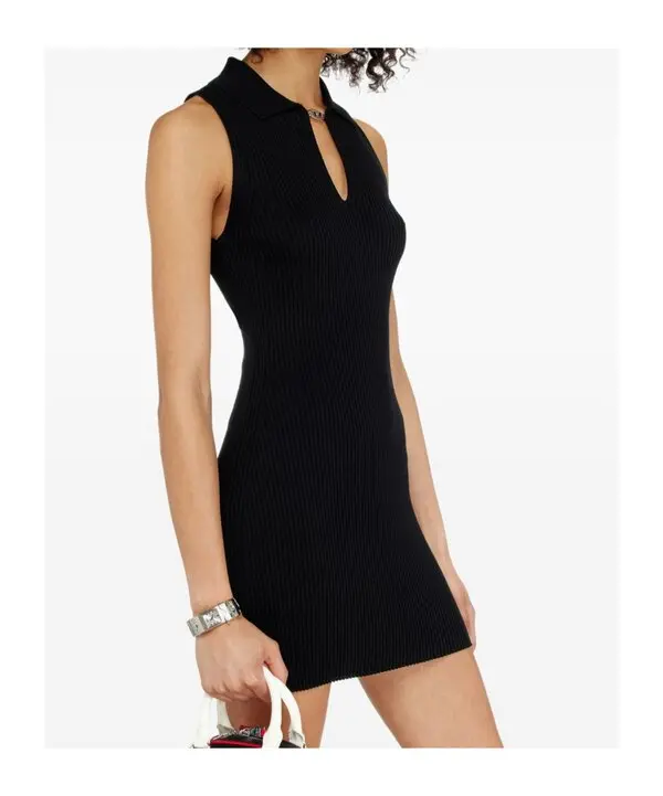 DIESEL® Oval D Rib-knitted Mini Dress