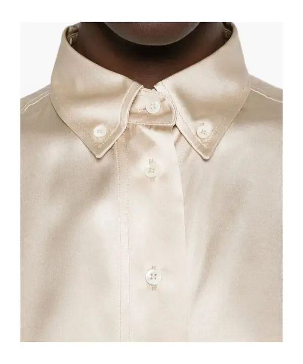 Brunello Cucinelli Collared Short-sleeved Shirt