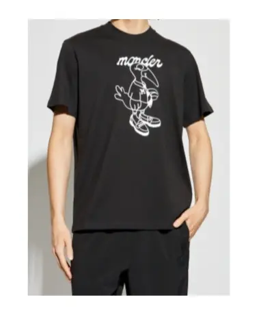 Moncler Logo Printed Crewneck T-shirt