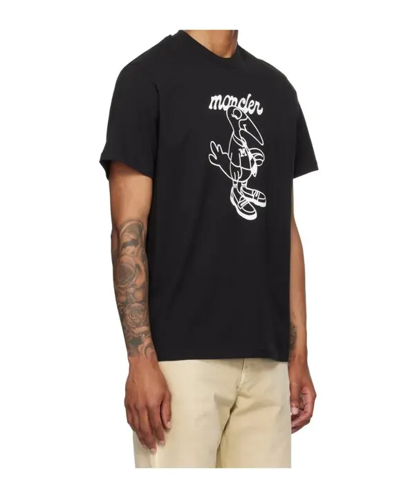 Moncler Logo Printed Crewneck T-shirt