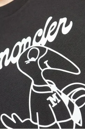 Moncler Logo Printed Crewneck T-shirt
