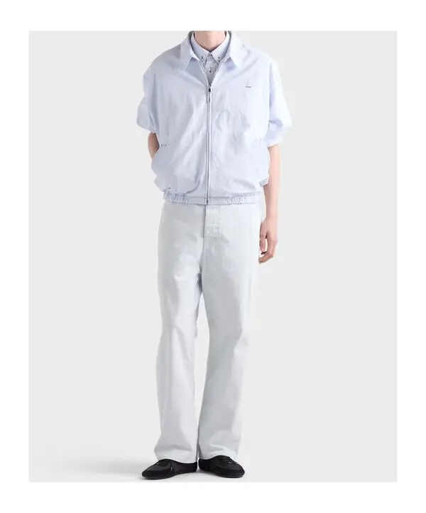 Prada Chambray Blouson Jacket