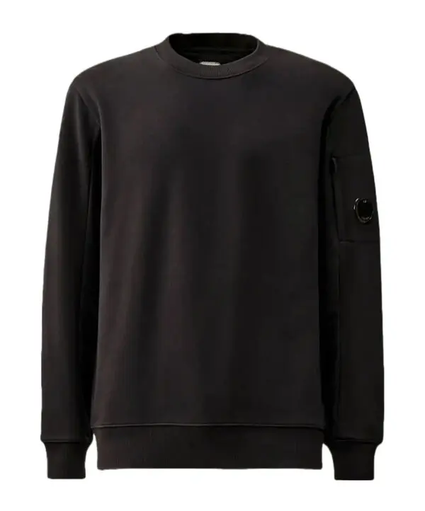 C.P. COMPANY Logo Detail Sweatshirt - Black
