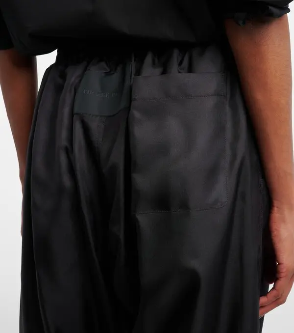 Phoebe Philo Silk Twill Wide-leg Pants