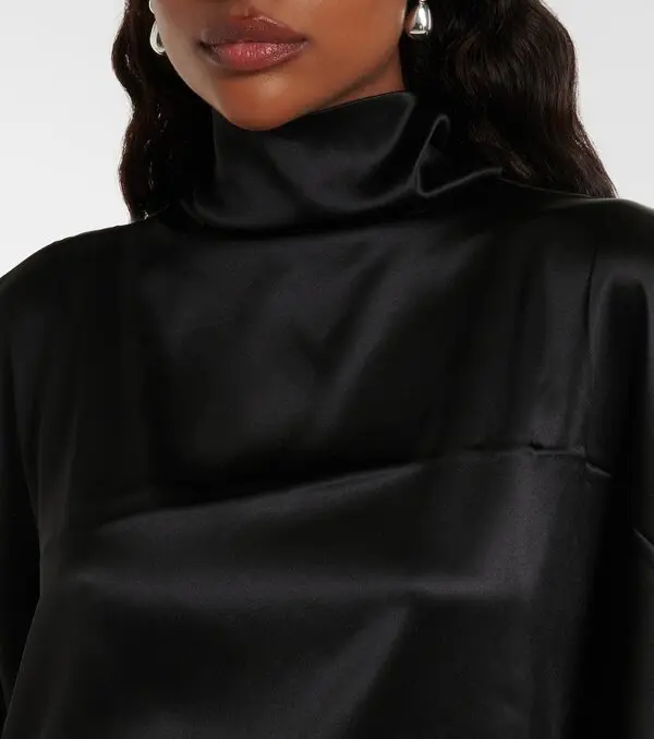 Phoebe Philo Silk-blend Satin Top
