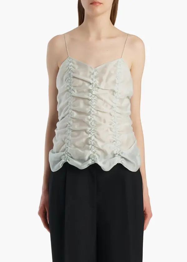 Khaite Inara Top - Ice Green