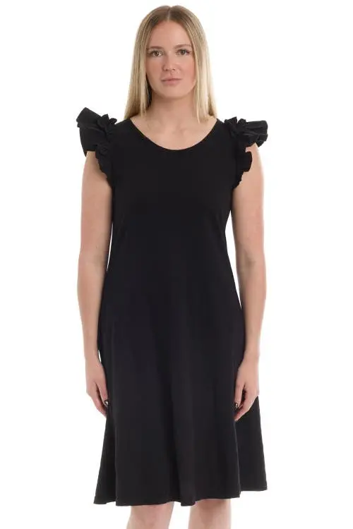 Wilt Ruffle Shoulder Tank Dress