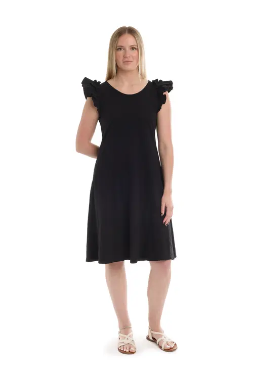 Wilt Ruffle Shoulder Tank Dress
