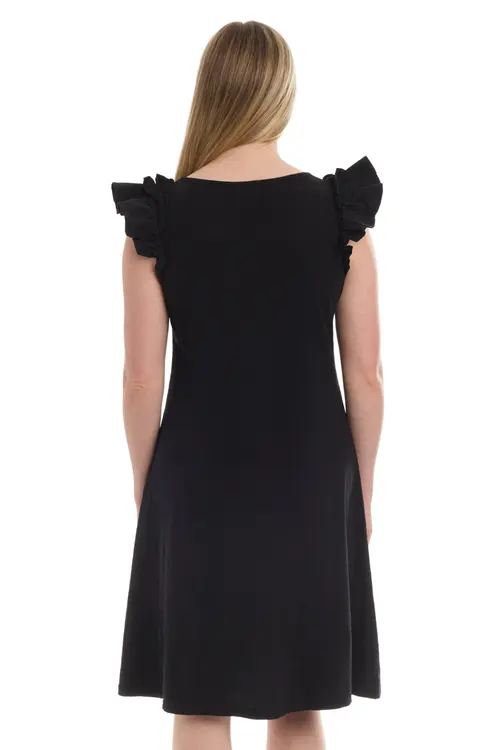 Wilt Ruffle Shoulder Tank Dress