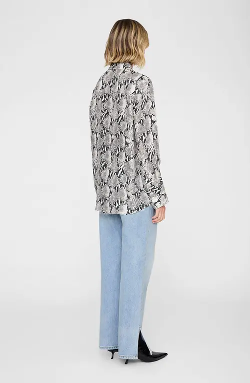ANINE BING Python Bridget Shirt