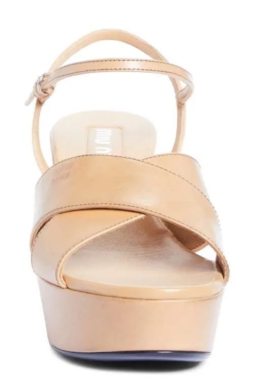 Miu Miu Platform Sandal