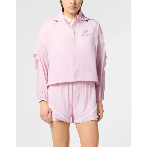 PLEIN SPORT Windbreaker Jacket - Rose/pink