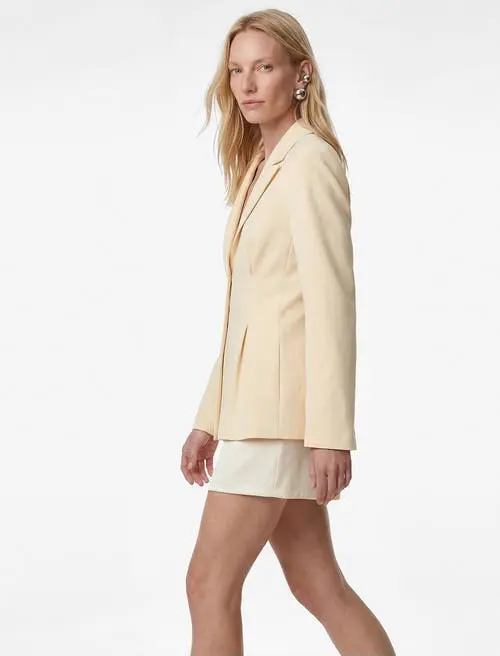 KOTON Zdnu 81041892 Long Sleeve Notched Lapel Blazer
