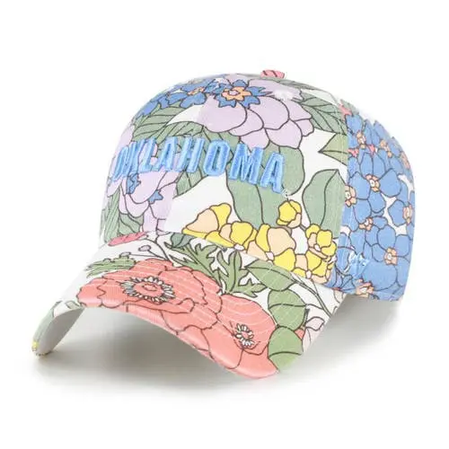 '47 Oklahoma Sooners Florentina Clean Up Adjustable Hat - Green