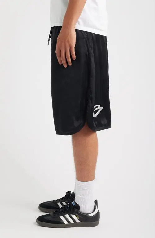 Y3 Satin Regular Fit Shorts