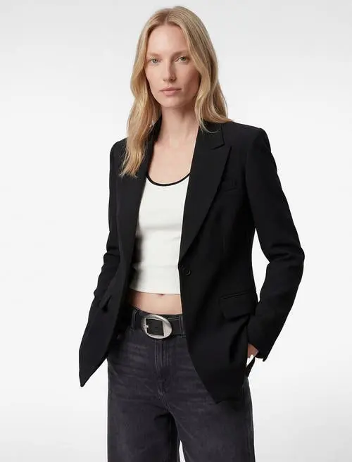 Koton Zdnu 81041892 Classic Tailored Long Sleeve Blazer