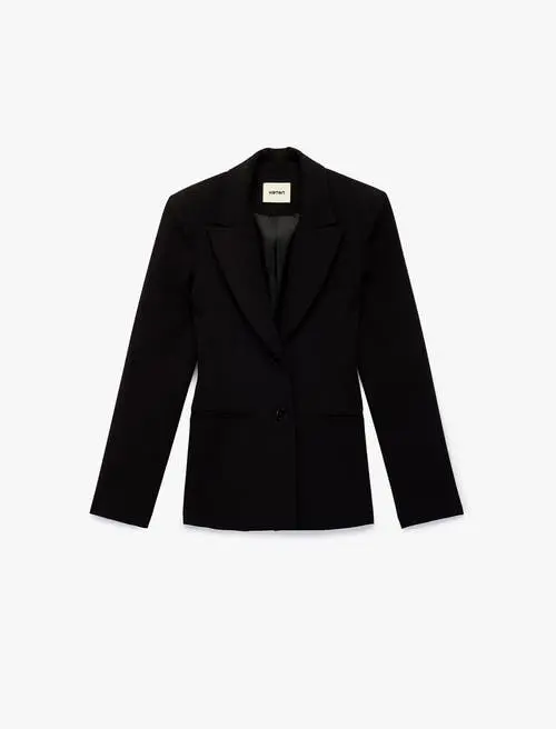 Koton Zdnu 81041892 Classic Tailored Long Sleeve Blazer