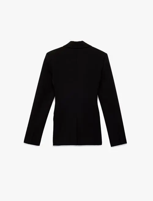 Koton Zdnu 81041892 Classic Tailored Long Sleeve Blazer