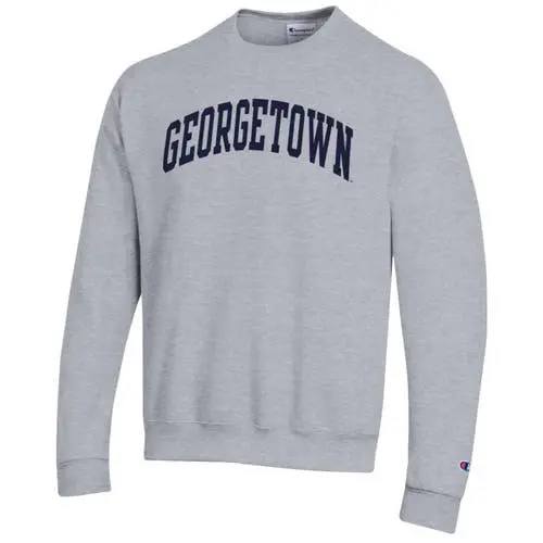 Champion Georgetown Hoyas Basic Arch Fleece Pullover Sweatshirt