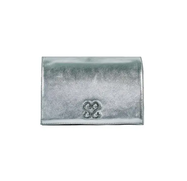 STESSA BY SARAH Molly Luxe Clutch - Silver