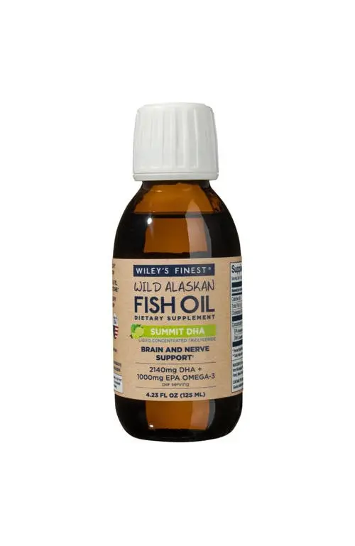 WILEY'S FINEST Fish Oil Dha Liquid Supplement With Omega-3scitrus Flavored Liquid Supplement25 Servings - None
