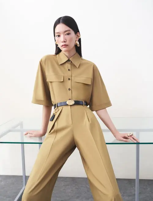 KOTON Short Sleeve Viscose Shirt With Pockets