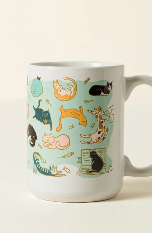 UNCOMMON GOODS Cat Lover Interactive Qr Mug