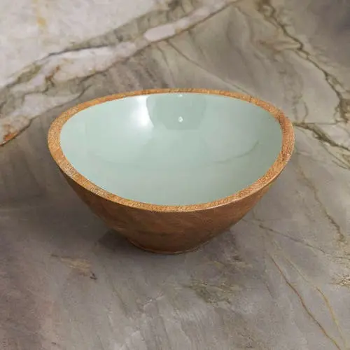 BE HOME Madras Bowl - Sage