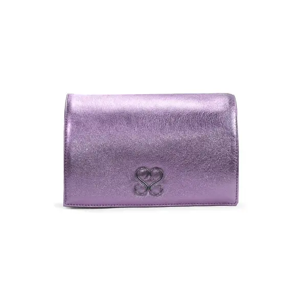 STESSA BY SARAH Molly Luxe Clutch In Corsage - Pink