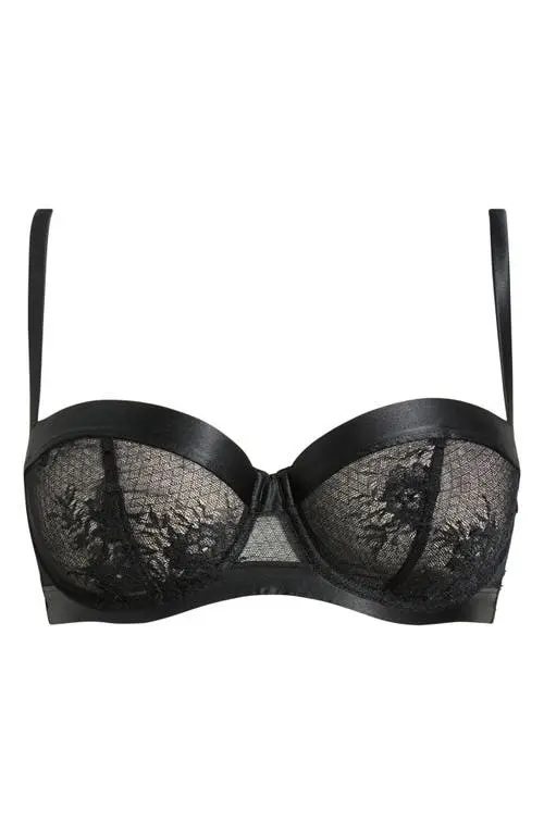 Simone Perele Louise Sheer Demi Bra - Black