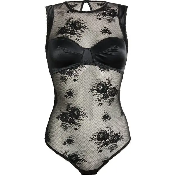 Simone Perele Louise Bodysuit - Black