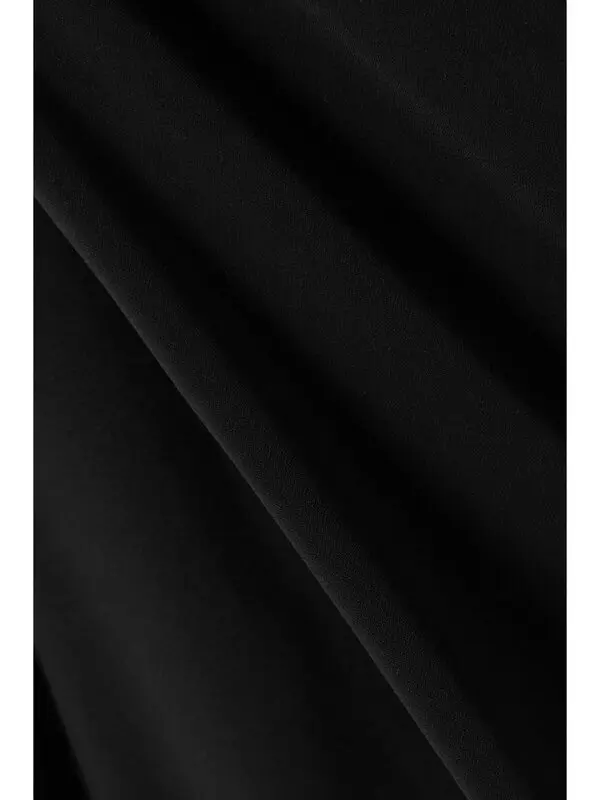 MONOT One-shoulder Cutout Crepe Gown