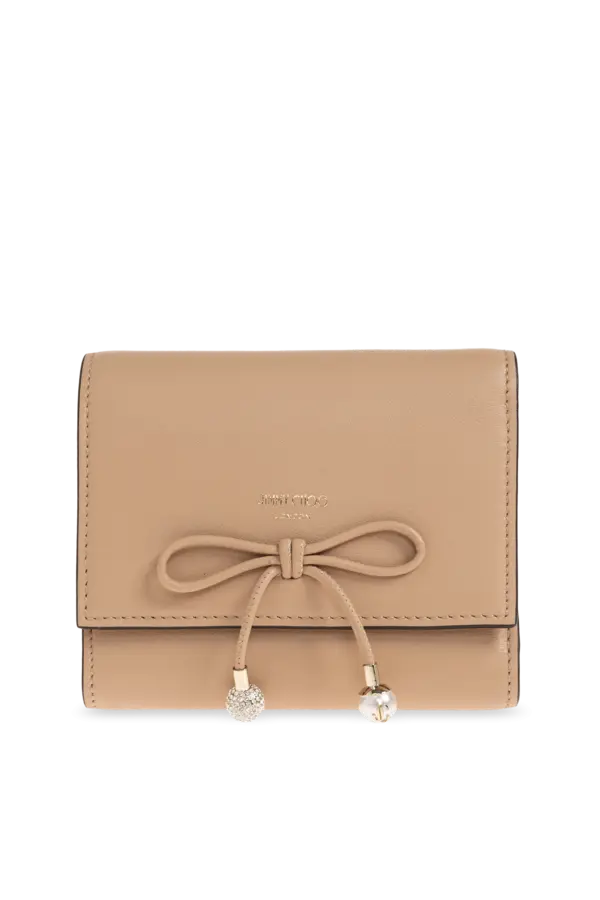 JIMMY CHOO Leather Wallet With Logo