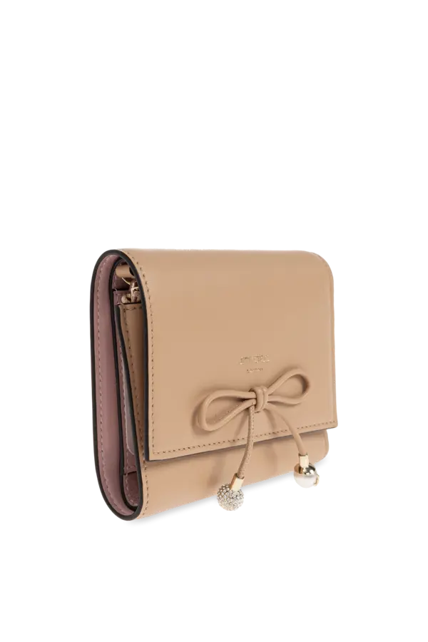 JIMMY CHOO Leather Wallet With Logo