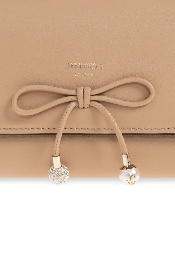 JIMMY CHOO Leather Wallet With Logo