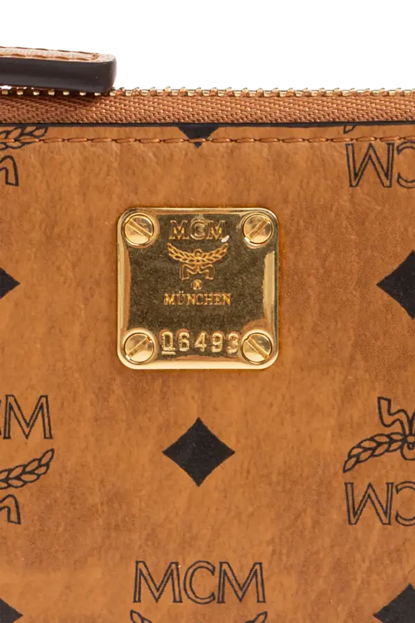 Mcm Card Case With A Strap