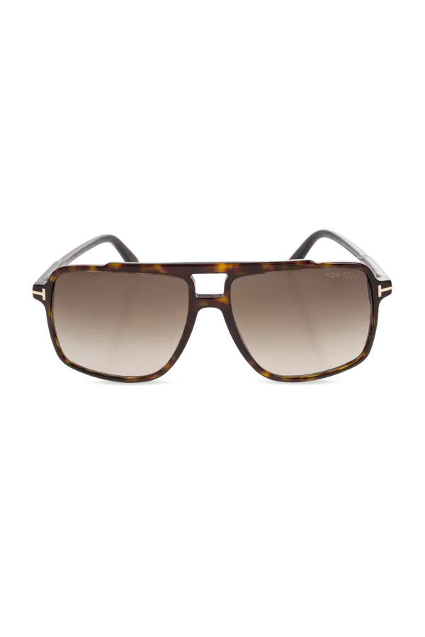 TOM FORD Kemp' Aviator Sunglasses - Brown
