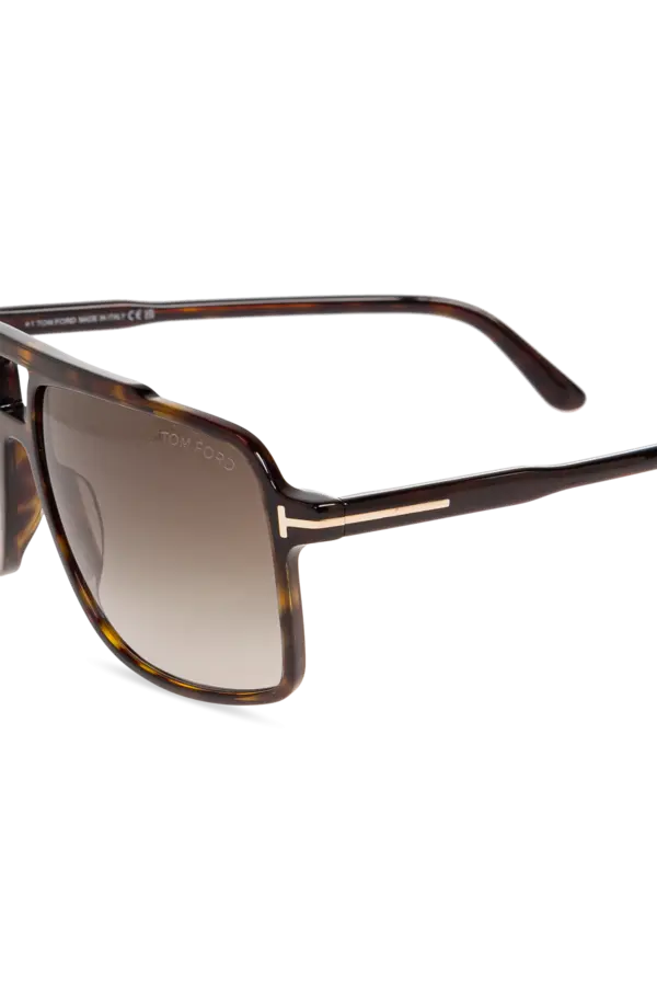 TOM FORD Kemp' Aviator Sunglasses - Brown