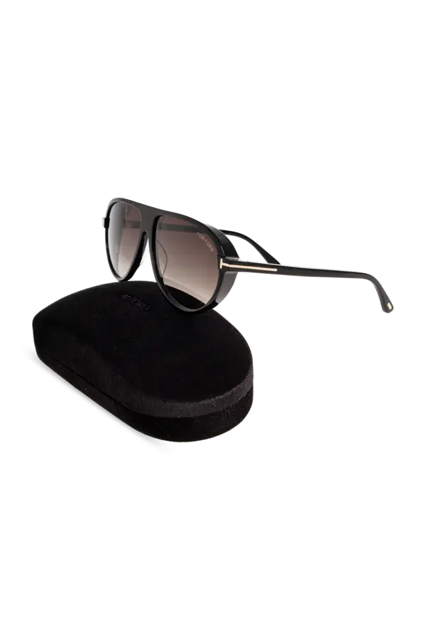 TOM FORD Marcus Aviator Sunglasses - Black