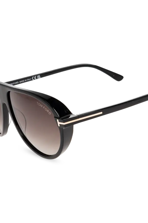 TOM FORD Marcus Aviator Sunglasses - Black