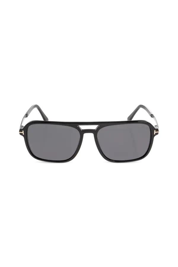 TOM FORD Crosby Rectangular Sunglasses - Black