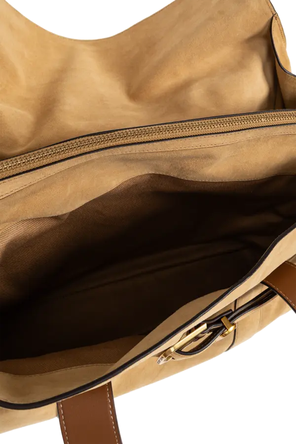 Marc Jacobs Suede Bag With Logo