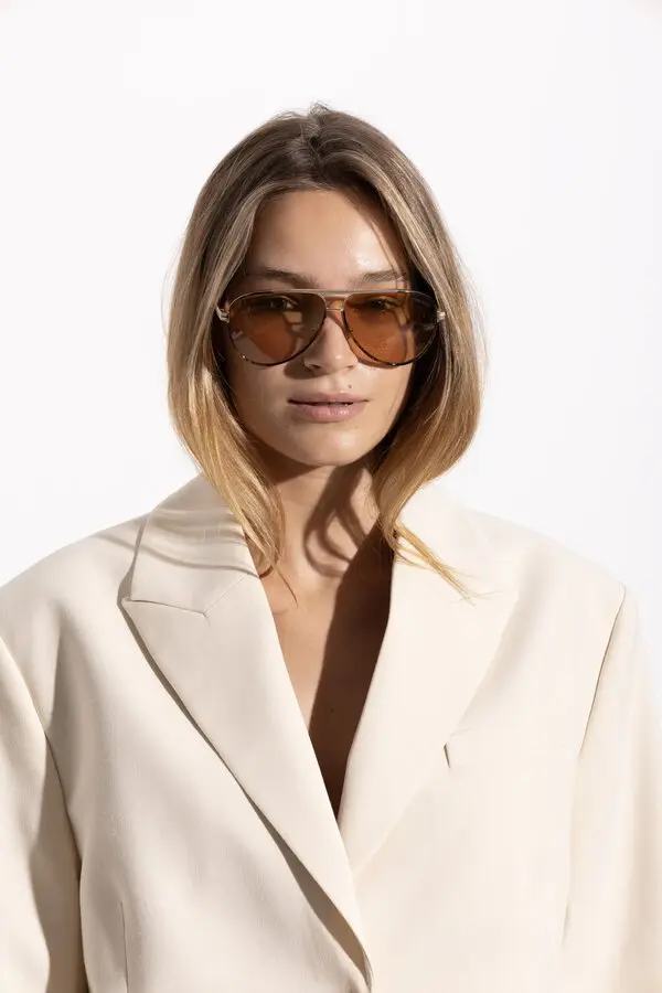 TOM FORD Aviator Sunglasses - Brown