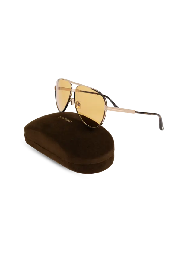 TOM FORD Aviator Sunglasses - Brown