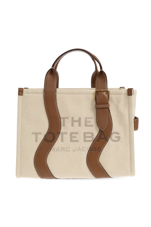 Marc Jacobs Bag With ‘medium’ Logo - Beige
