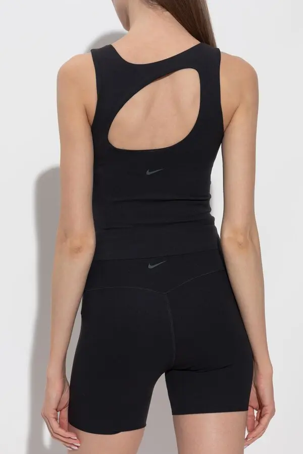 Nike Asymmetrical Cut-out Training Crop Top