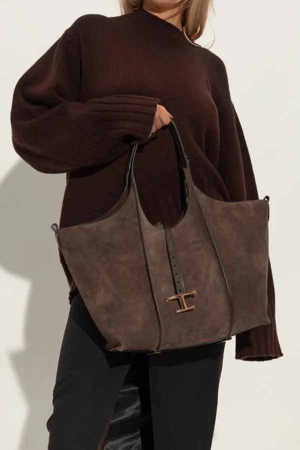 TOD’S Suede ‘shopper’ Bag