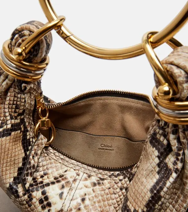 Chloé Small Leather Top-handle Bag - Beige