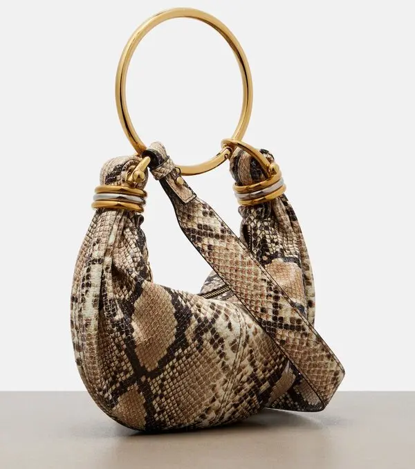 Chloé Small Leather Top-handle Bag - Beige